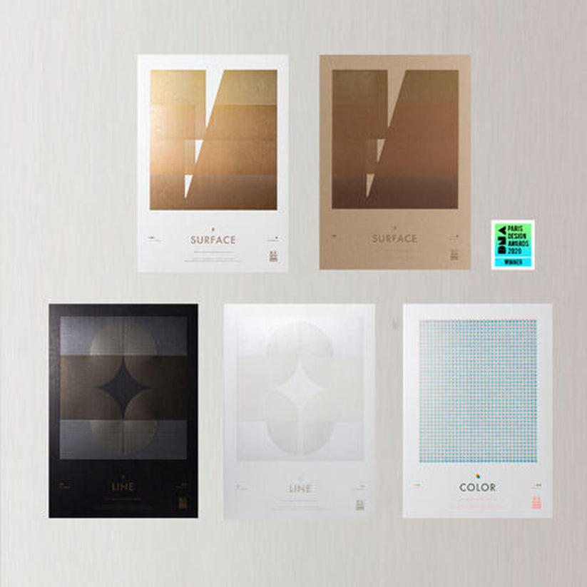 cappanstudio 活版印刷実験ポスター 全5枚セット =DNA Paris Design Awards2020受賞= – CAPPAN STUDIO ONLINE STORE